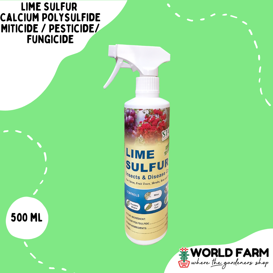 Lime Sulfur (Calcium Polysulfide) Miticide / Pesticide / Fungicide ...