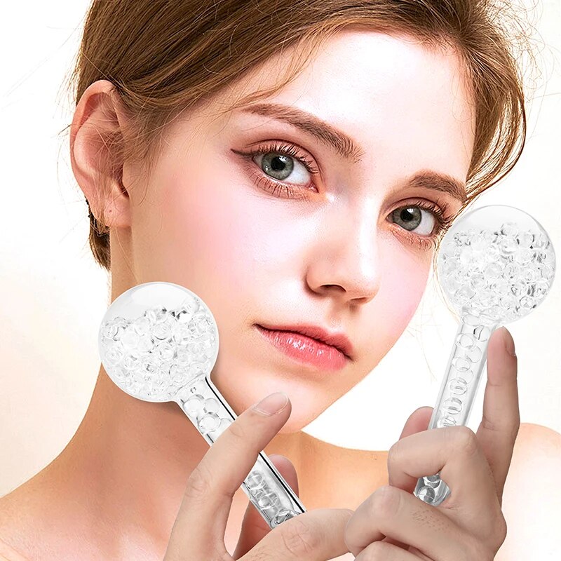 NEW Large Beauty Ice Hockey Energy Beauty Crystal Ball Facial Cooling ...