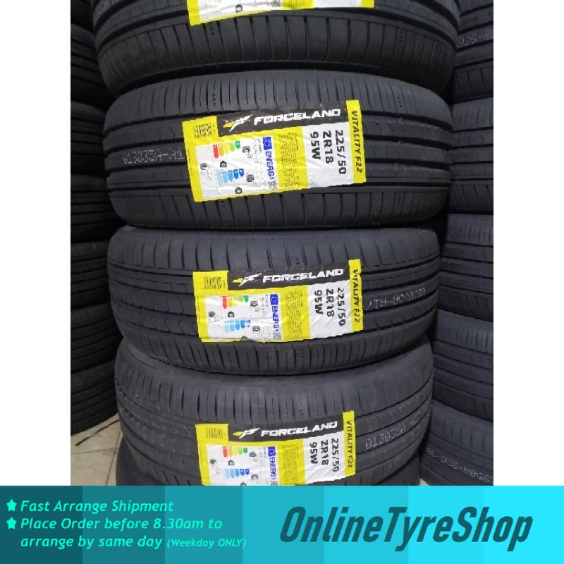225/50/18 Forceland Vitality F22 Tyre Tayar | Lazada