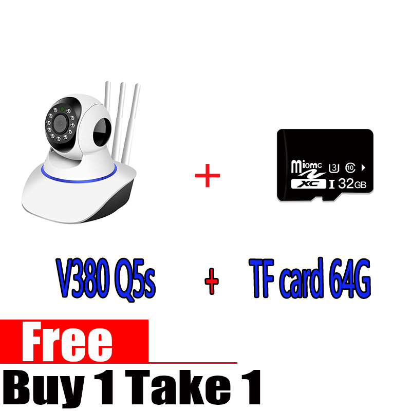 V380 Q5s CCTV camera connect to cellphone with voice MV-T3810-Q6 1080P ...