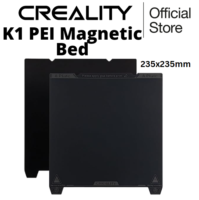 Creality K1 Smooth PEI Build Plate Kit, Flexible Spring Steel Platform ... Creality K1 Smooth PEI Build Plate Kit, Flexible Spring Steel Platform ...