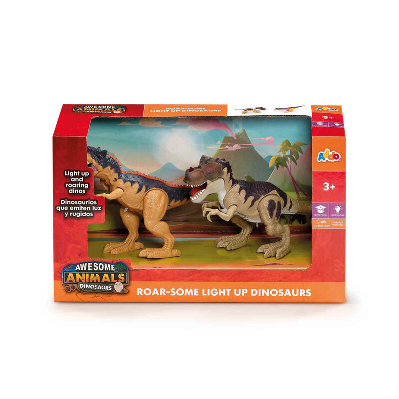 Addo Awesome Animals Light Up Dino Set - Mainan Figur Anak | Lazada ...