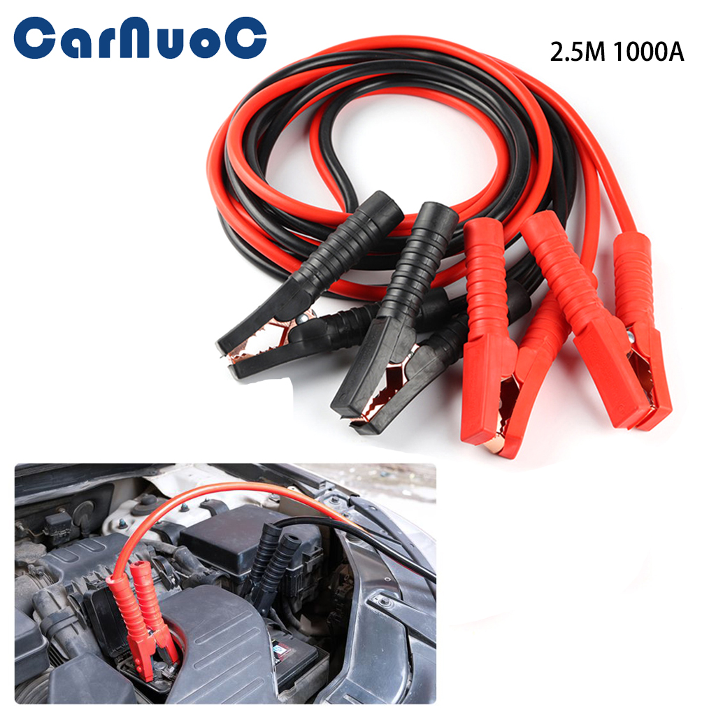 1000a Car Power Charging Booster Cable Alligator Clamp Battery Jumper