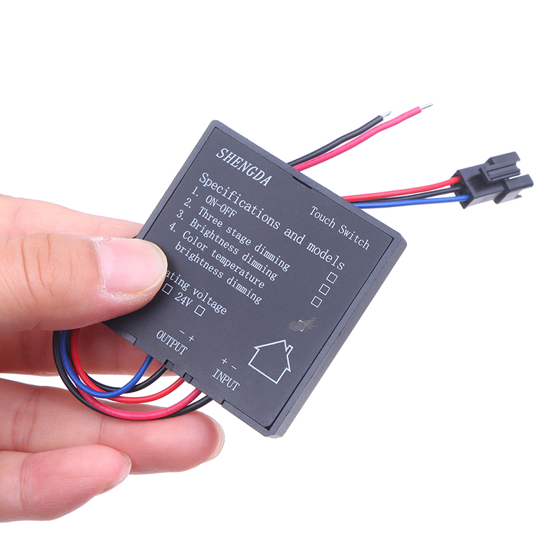 Dc 5-24v Bathroom Mirror Switch Touch-Switch Sensor Stepless Adjustment Dimming Touch Switch For ...