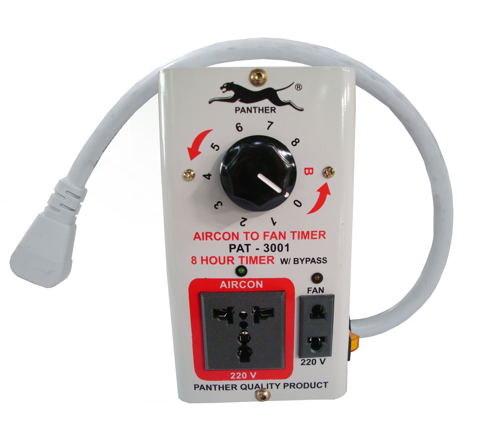 Panther Aircon-to-Fan Timer | 3000W | PAT3001 PAT 3001 | High Capacity ...