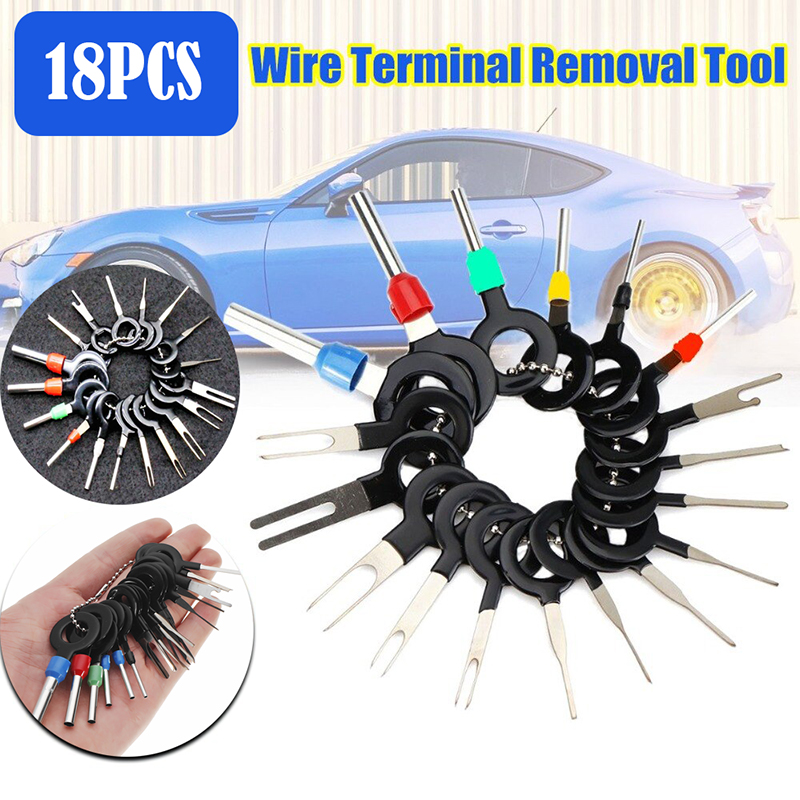 Terminal Removal Tools Pin Extractor Kit 18PCS Alat Ekstraktor Pelepas ...