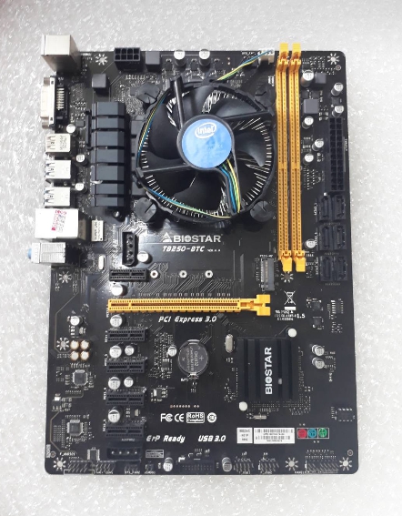 BIOSTAR พร้อม CPU i3-6100-+เมนบอร์ด รุ่น TB250-BTC LGA 1151 DDR4 : มี M ...