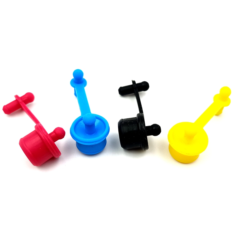【New Trend】CISS Ink Tank Plug 4 Color Rubber Connector DIY Accessory ...