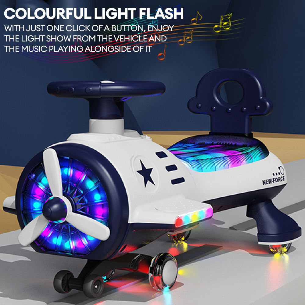 Sokano T045 Swing car yoyo car Mini Aero Airplane Light up Music ...