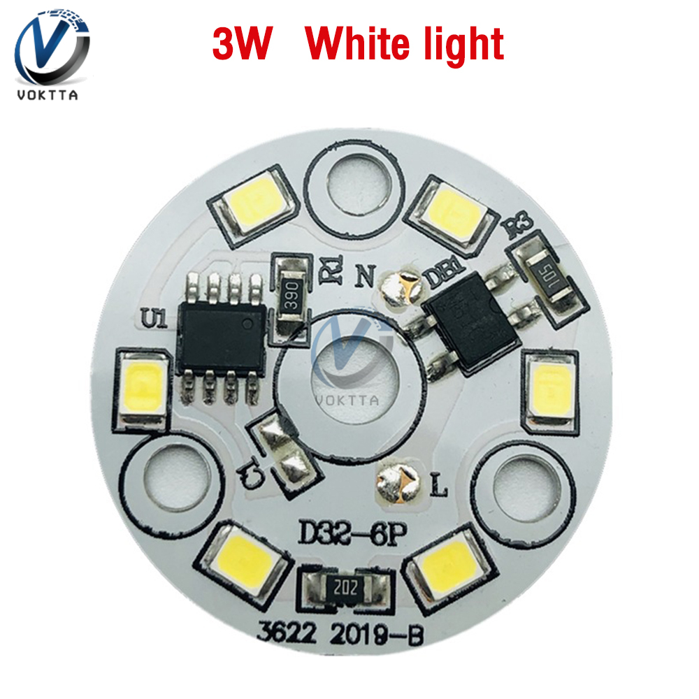 10PC LED Chip Module 3W 5W 7W 9W 12W 15W 18W SMD 2835 Beads AC220V Bulb ...