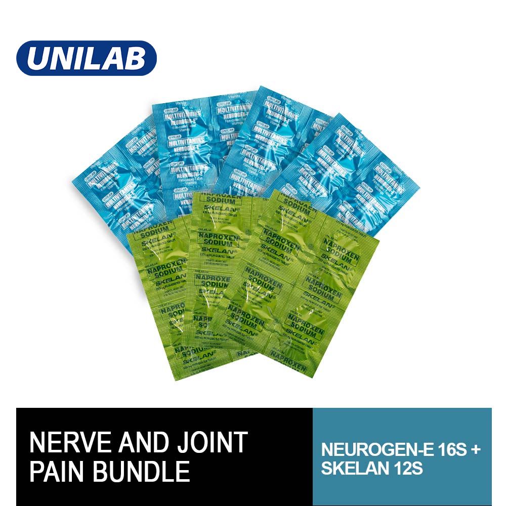 Nerve and Joint Pain Bundle: Neurogen-E 16s + Skelan 12s | Lazada PH
