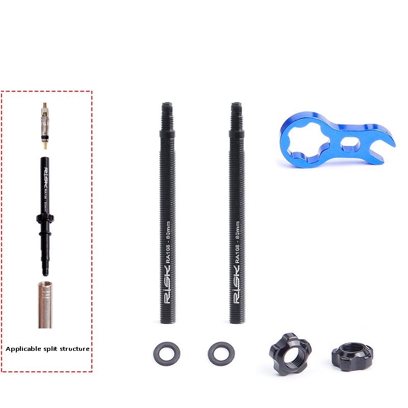 【Must-have】RISK French Mouth Extension Rod Road Tire Extension Nozzle ...