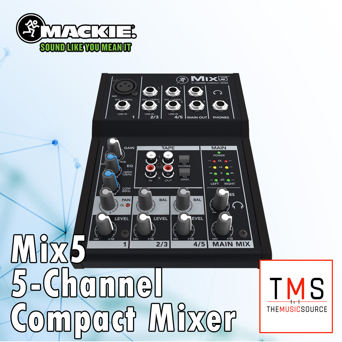 Mackie Mix5 - 5-Channel Compact Mixer | Lazada PH