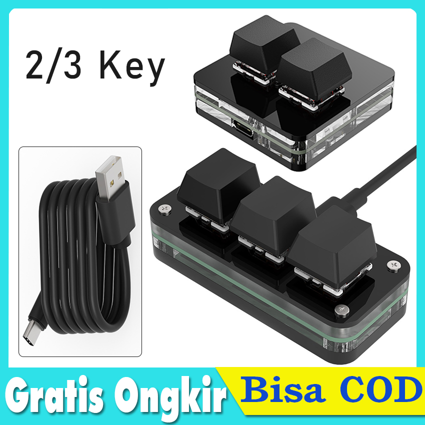 Salin Dan Tempel Keyboard Mechanical 2/3 Key Usb Mini Mx Switch Kb ...