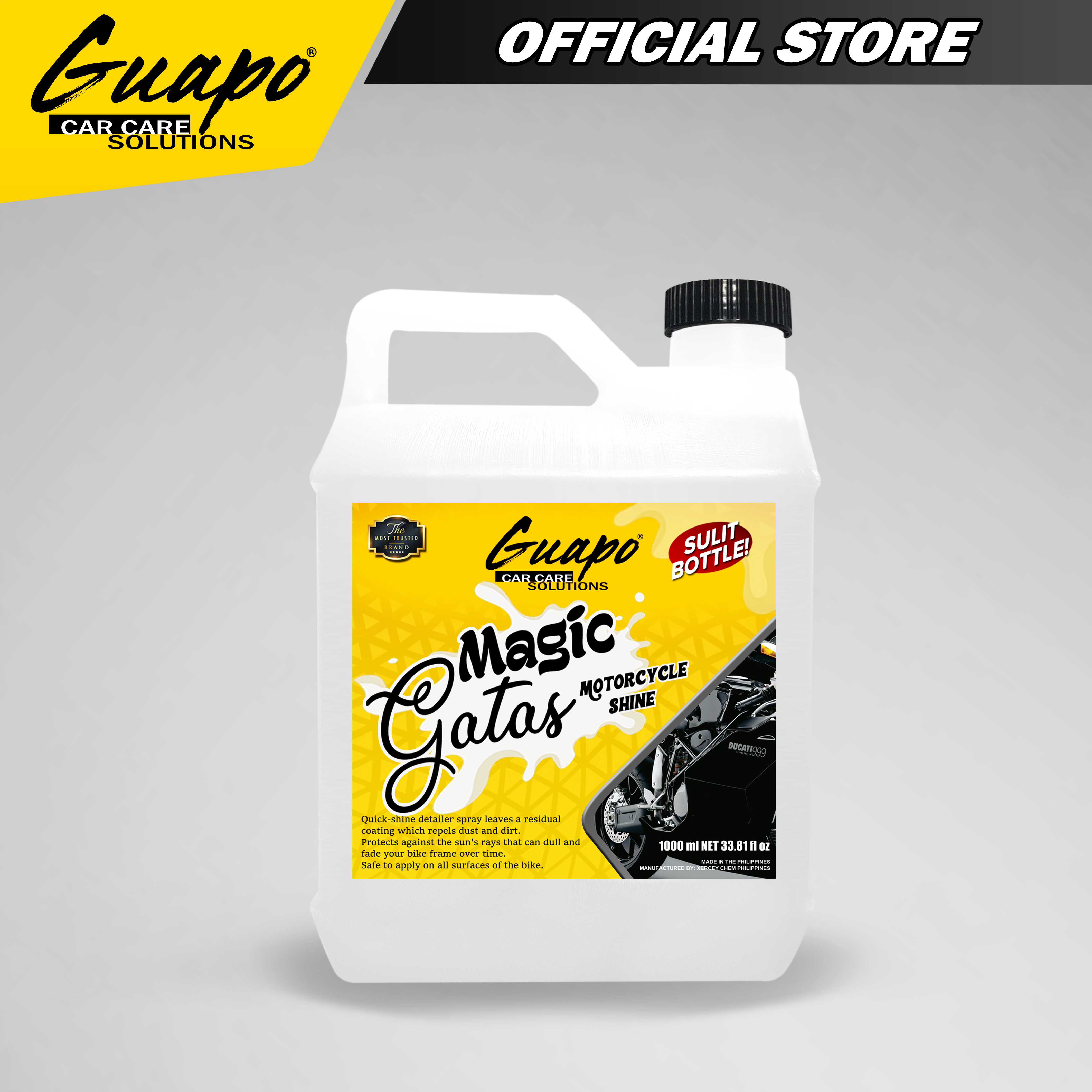 Guapo Magic Gatas Motorcycle Shine 1 Liter Lazada PH