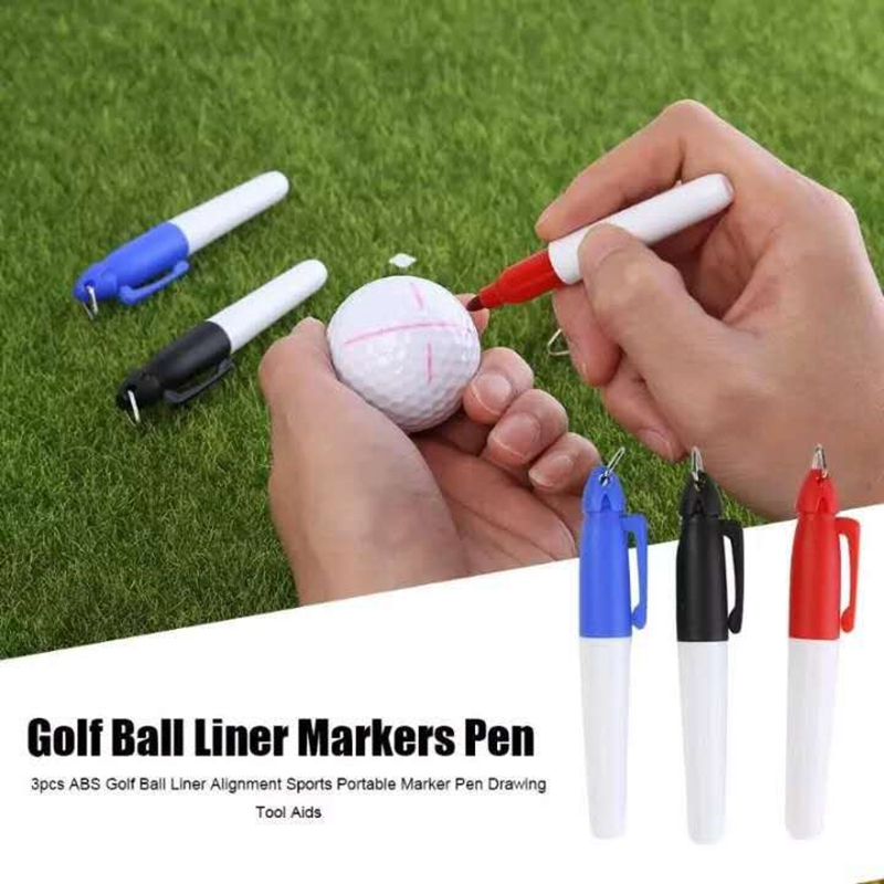 Golf Ball Line Marker With 2 Pens Set Golf Balls Template Alignment ...