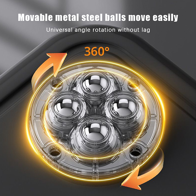 4Pcs Self Adhesive Type Mute Ball Universal Wheel Furniture Hidden ...
