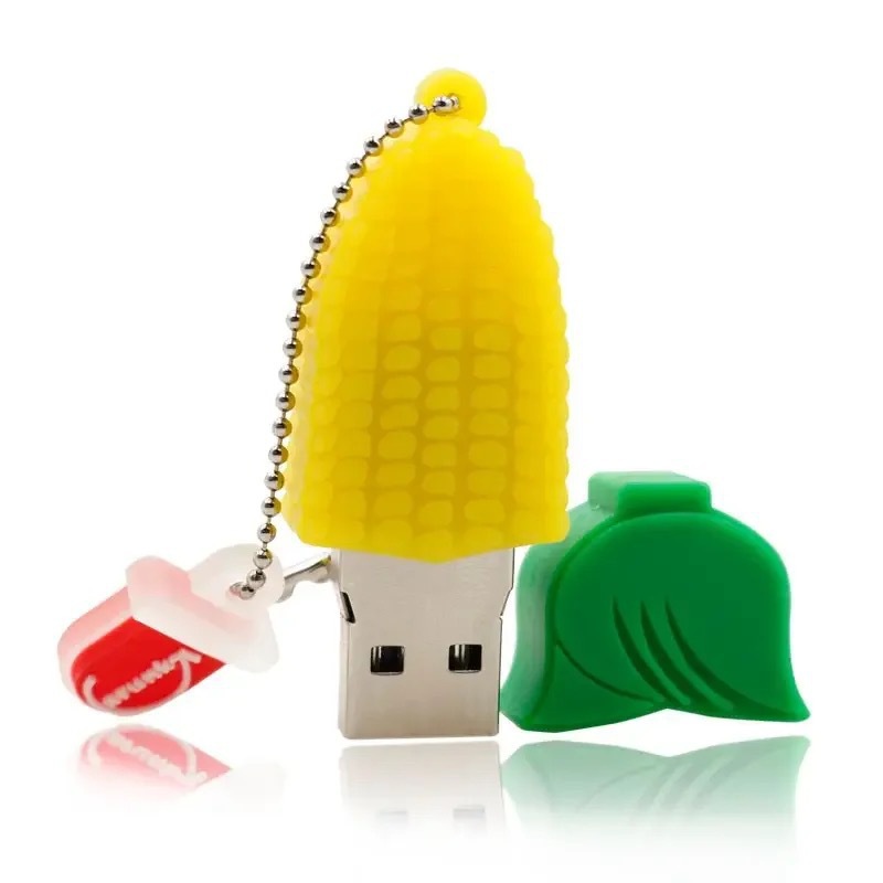 Corn PVC cartoon U disk 16g silicon soft rubber U disk open-mold-make ...