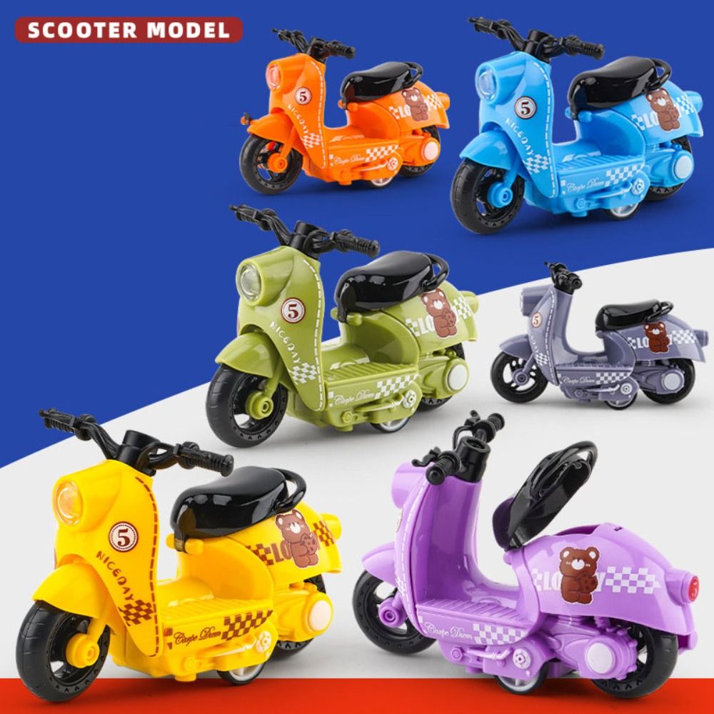 Creative Miniature Alloy Motorcycle Model Diecast Inertia Simulation ...