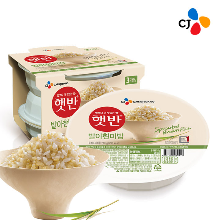 ข้าวกล้องไม่ขัดจมูก วิตามินเต็มๆ ข้าวสำเร็จรูปพร้อมทาน ข้าวเกาหลี cj ...