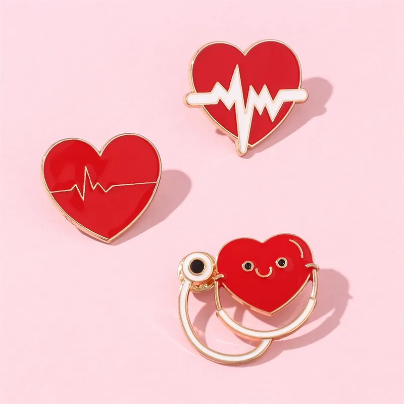 Doctor Nurse Stethoscope Shape Brooch Personality Medical Medicine ...