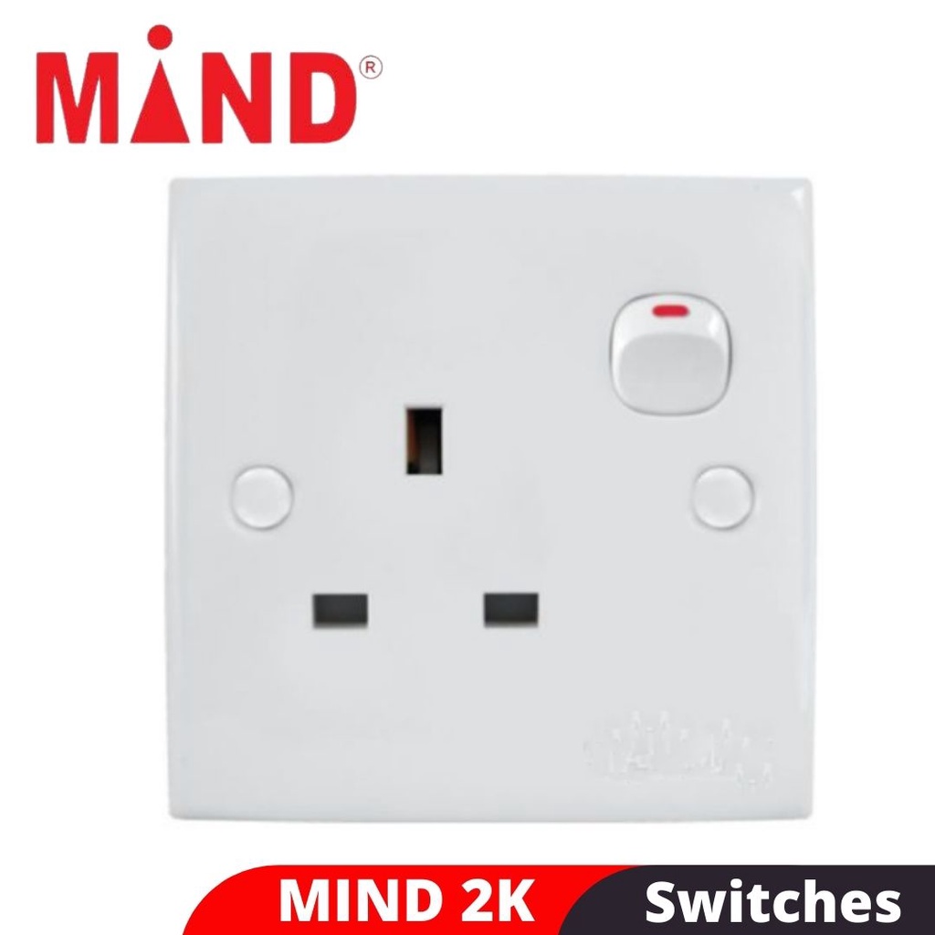 MIND 2K Series Switches and Socket Outlet (SIRIM) 13A Switch socket ...