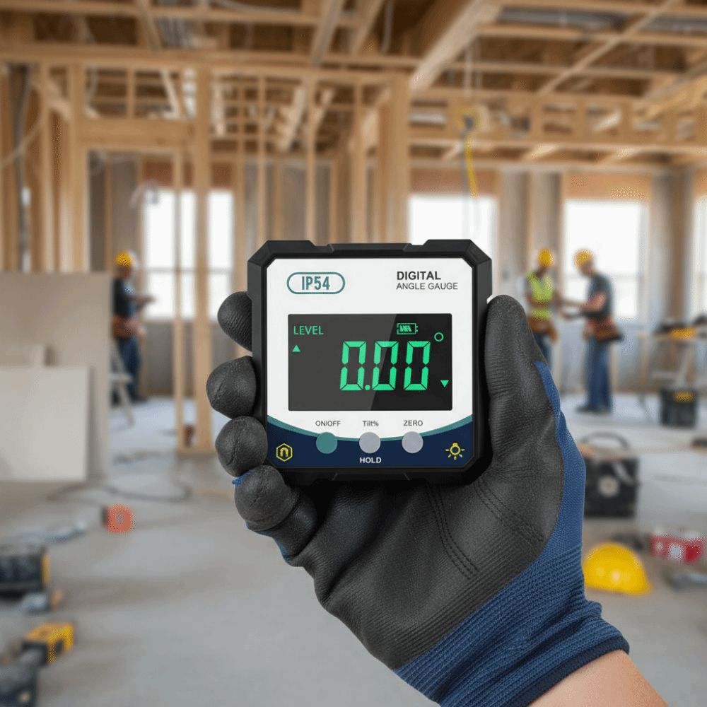 Universal Digital Display Level Angle Gauge 4x90° With Magnetic Base ...