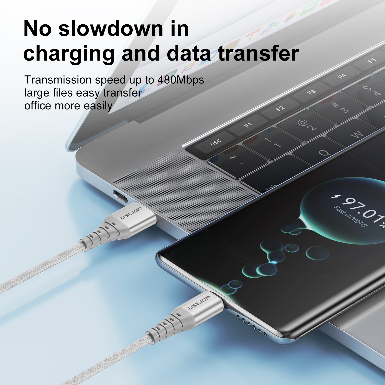 totoro 3C outlets 2025 New USLION 3A Type C Cable for iPhone 15 Pro Max ...