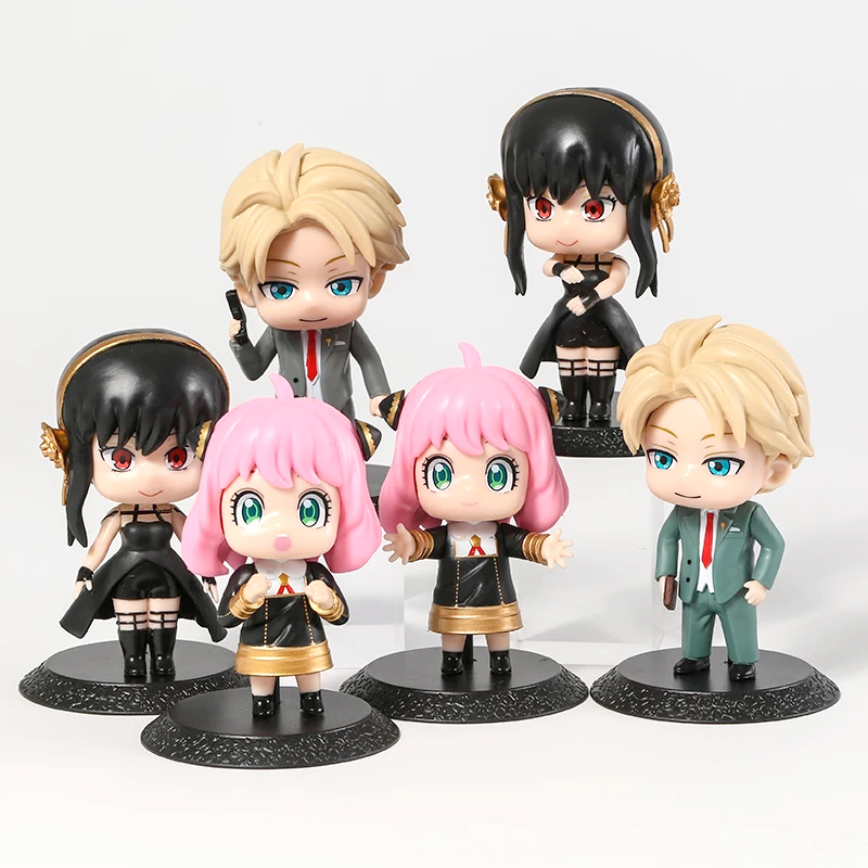 SPY x FAMILY Twilight Yor Forger Anya Forger Cute PVC Figures Figurine ...
