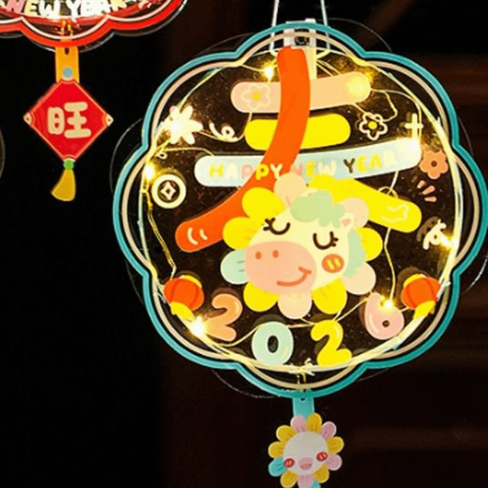 DIY Material Kit Ancient Chinese New Year Lantern Cartoon Traditional ...