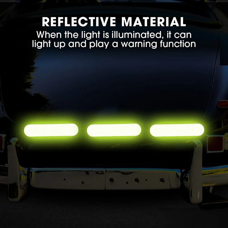 10PCS Helmet Safety Warning Reflective Stickers Strip Waterproof ...