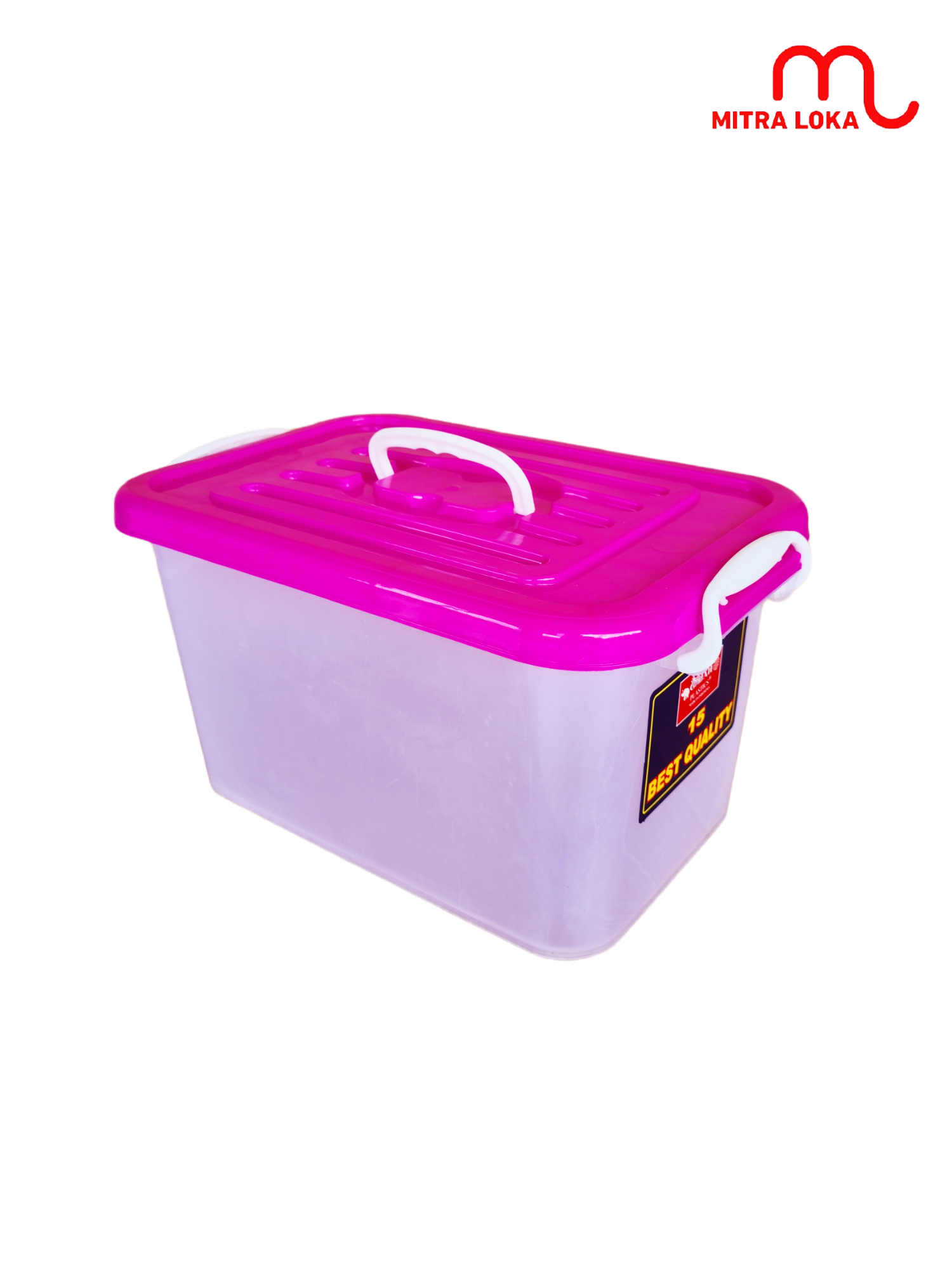 Mitra Loka Box Penyimpanan Kontainer Plastik 15 Liter Container Lock ...