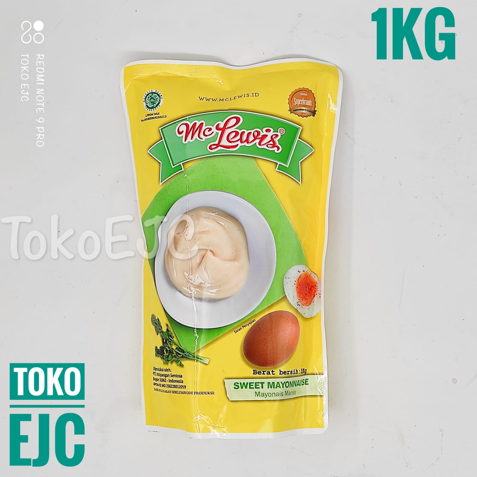 Mc Lewis Sweet Mayo Mayonaise Saus Mayo 1kg | Lazada Indonesia