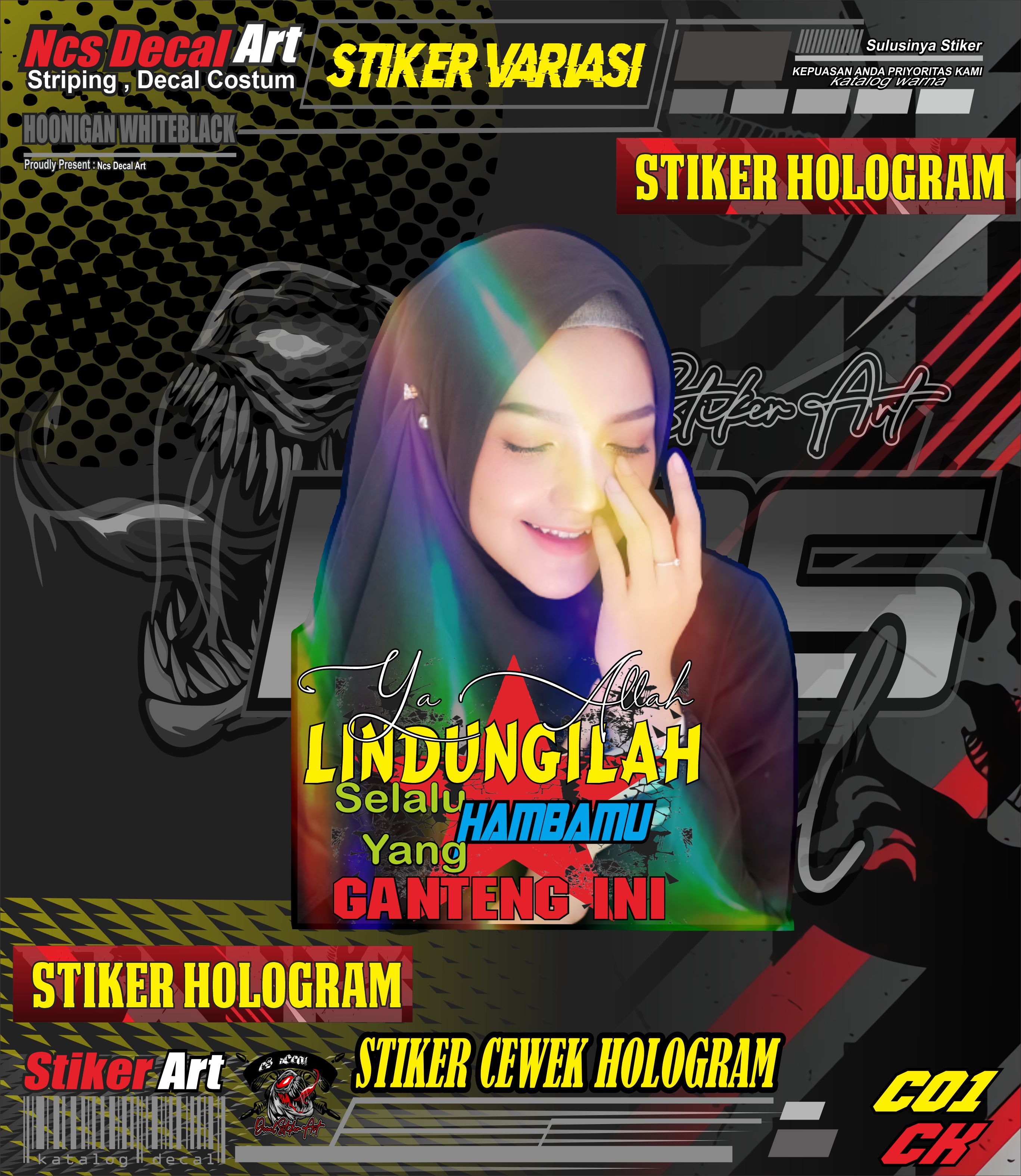 stiker cewek stiker mobil decal gambar cewek keren vektor / sticker ...