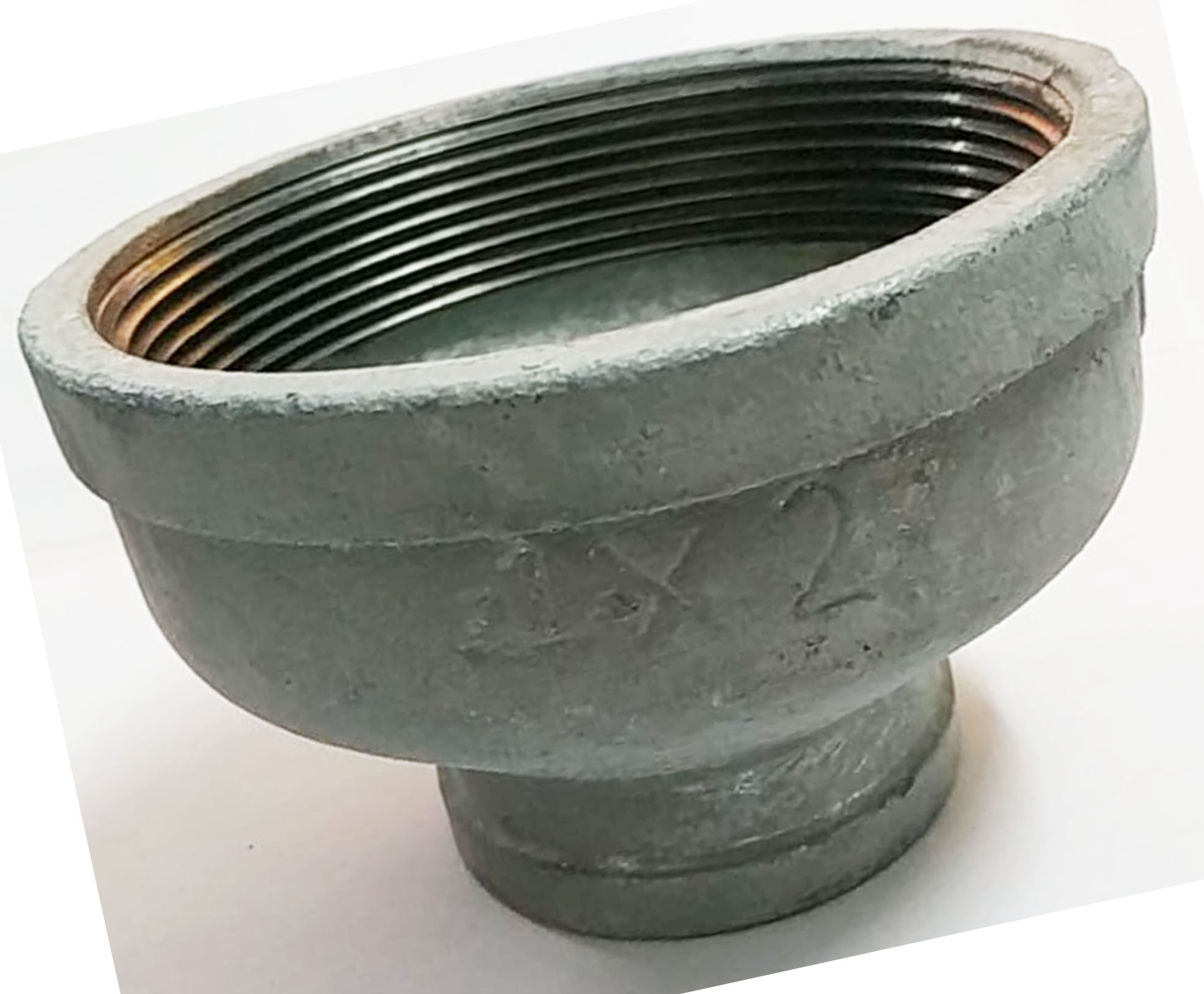 MECH GI BELL REDUCER 4" X 2" SCH40 STANDARD THREADED SCREW TYPE ...