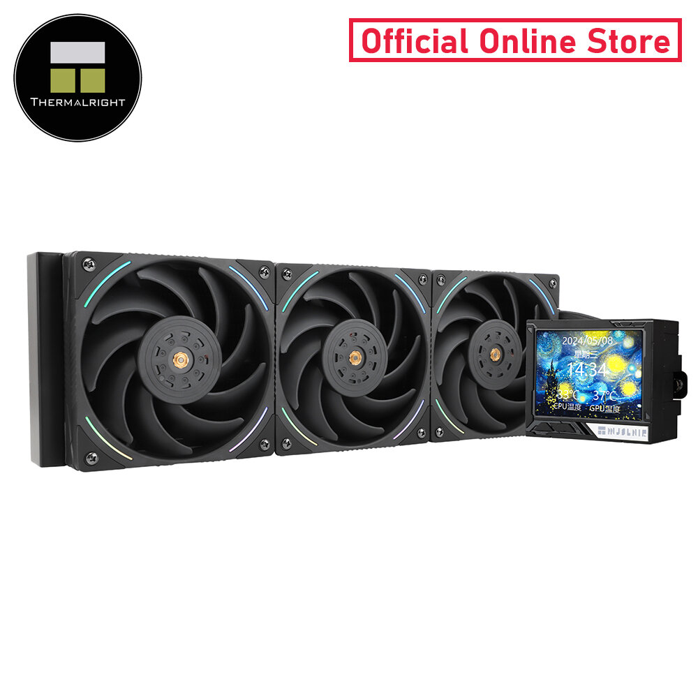 Thermalright Mjolnir Vision 360 BLACK ARGB AIO Liquid CPU Cooler ...