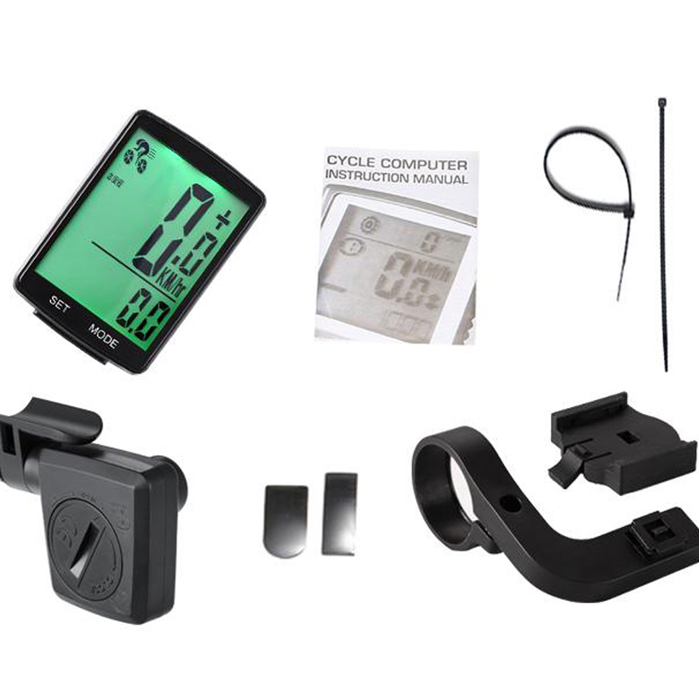 【Eco-friendly】 Multifunctional LCD Screen Bicycle Computer Bike ...