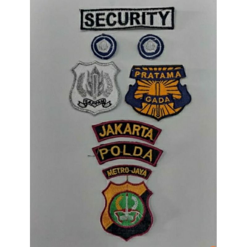 Logo satpam full set | Lazada Indonesia
