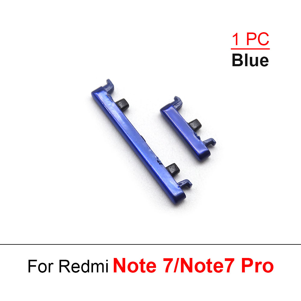 【EcoDealsq】Power Volume Side Button For Xiaomi Red Rice Redmi Note 7 Note7 Pro Switch On off ...