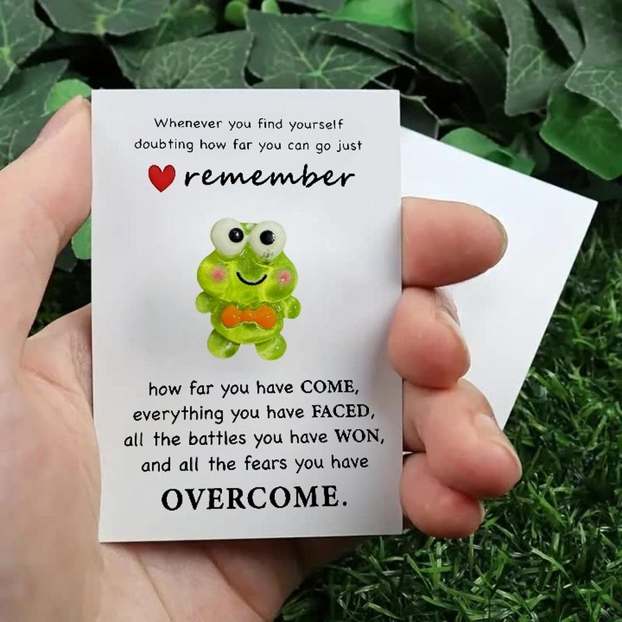 1-100 2D Flat Inspirational Positive Cucumber frog Emotional Support ...