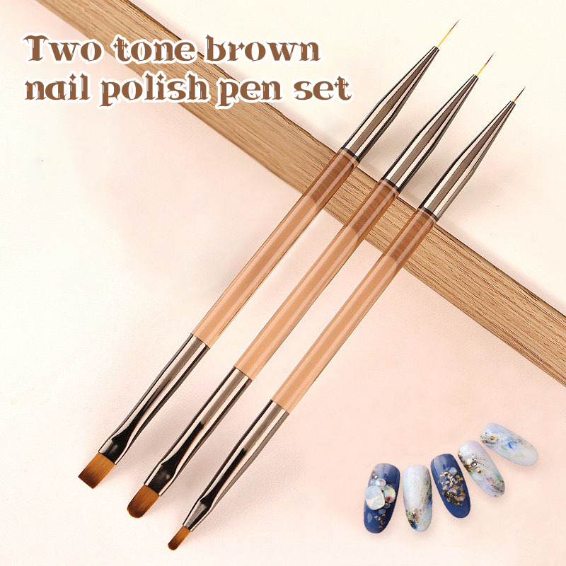 5pcs/Set New Nail Pen Macaron Color Acrylic Pole Color Smudge Pen ...