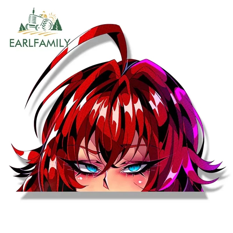 EARLFAMILY Gyaru Rias Gremory Fanart Car Sticker Anime Sketch Waifu ...