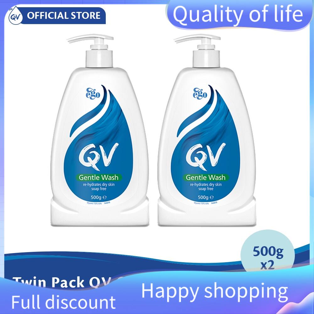 relieve a cough Bundle Twin Pack QV Gentle Wash 500g | Long-lasting ...