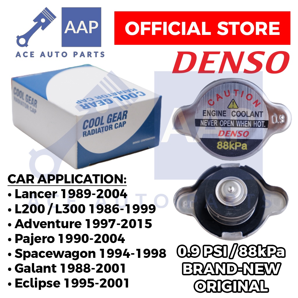 Denso Radiator Cap for Mitsubishi Lancer, L200, L300, Pajero ...