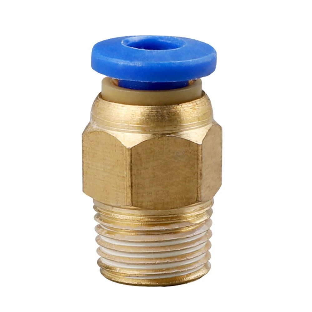 REVISE Brass Fittings Air Pneumatic Connector Quick Fitting Male Thread ...
