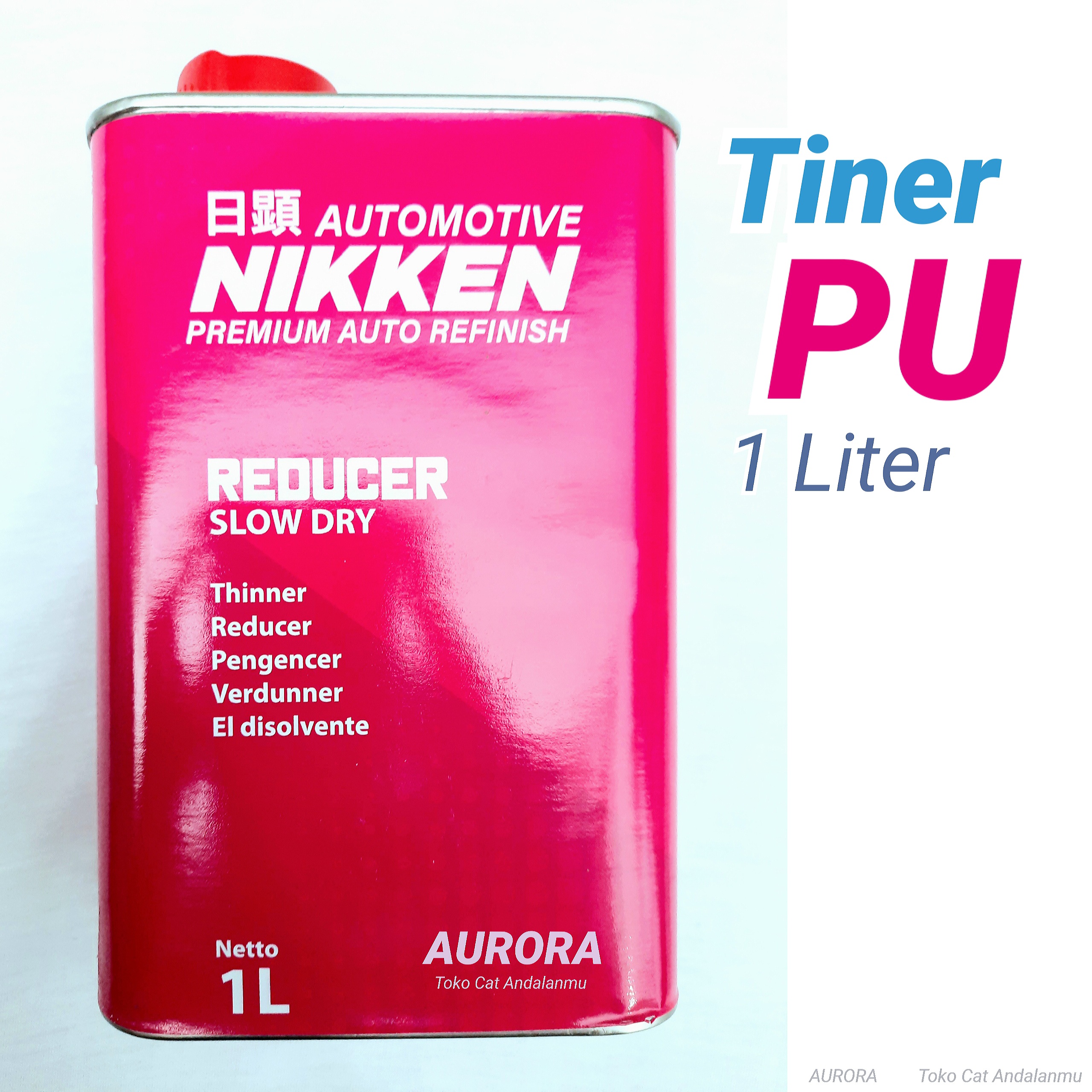 Tiner NIKKEN 1Liter Thinner PU Niken Reducer Reduser Piu Piyu 1L Kualitas Istimewa | Lazada ...