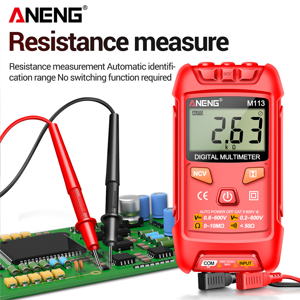 【Thriving】 ANENG M113 Mini Digital Multimeter / Voltage Meter 1999 ...
