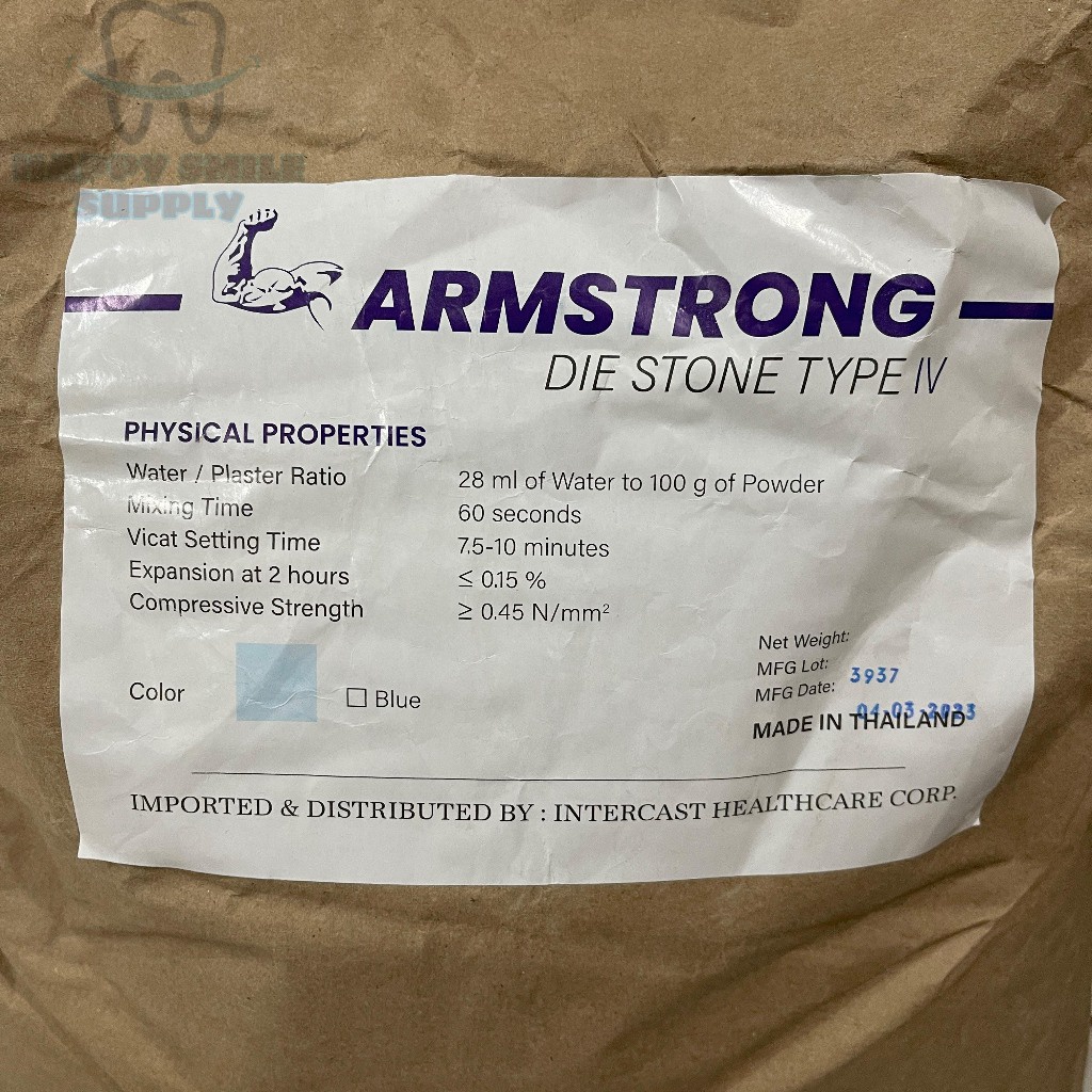 25kg Cast Stone Armstrong 1 Sack Castone Dental Type III Pure 100% ...