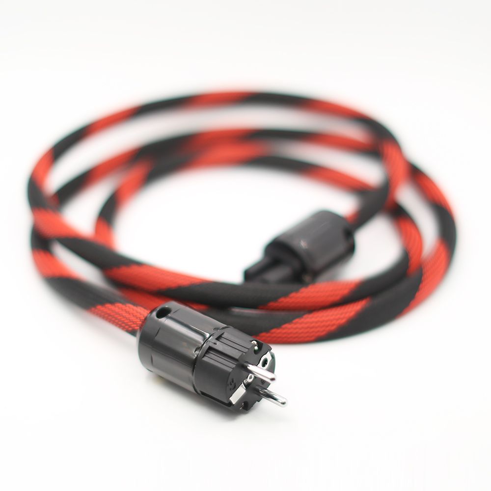 Hifi Audio Amp Cable AU US Plugs Power Cable Two Core Silver Plated ...