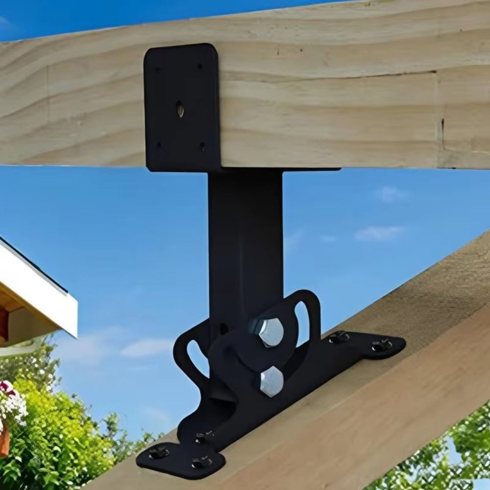 Sturdy 304 Stainless Steel Pergola Roof Riser Beam Bracket Adjustable ...
